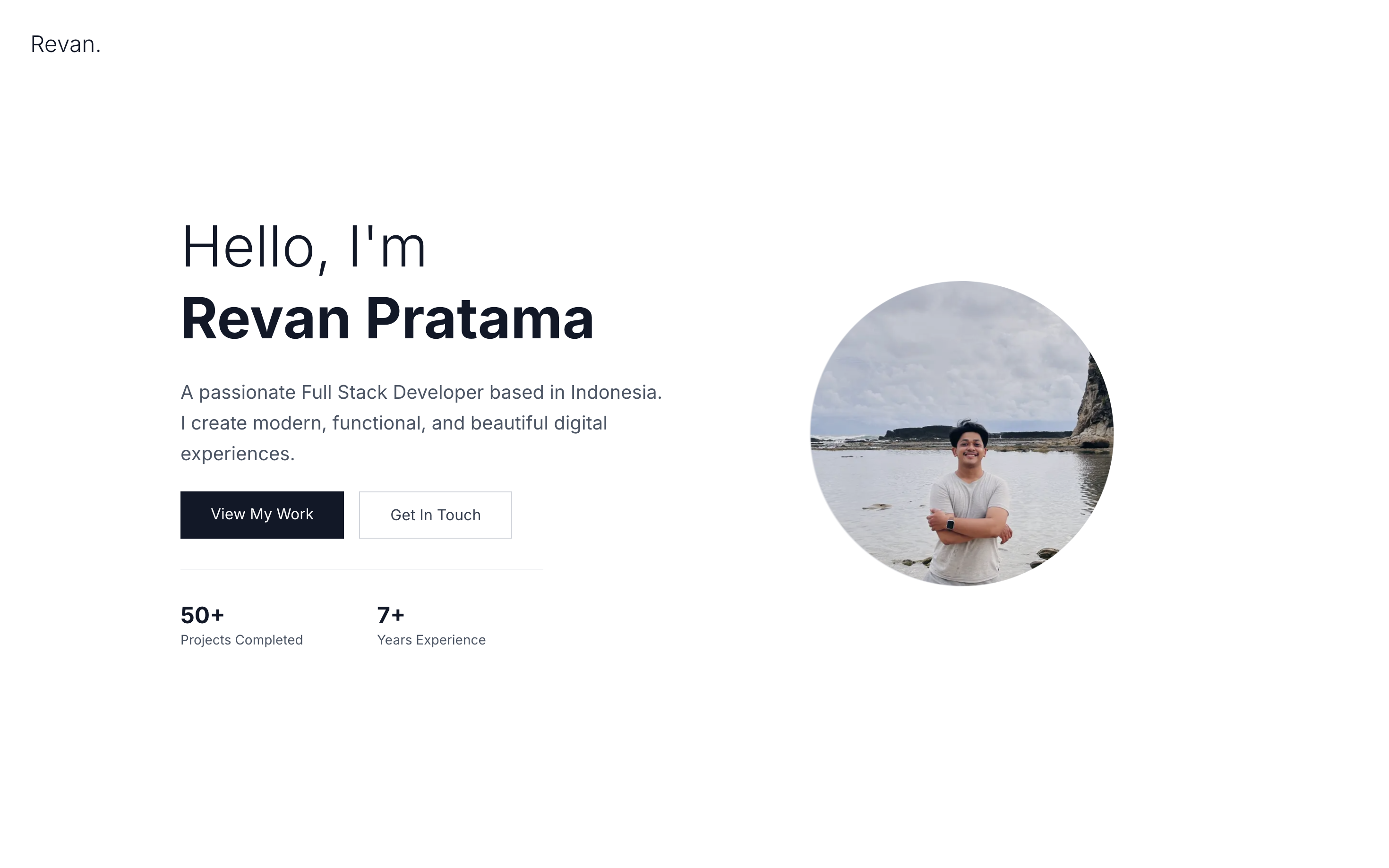 Revan Pratama - Full Stack Developer | React, Next.js, TypeScript